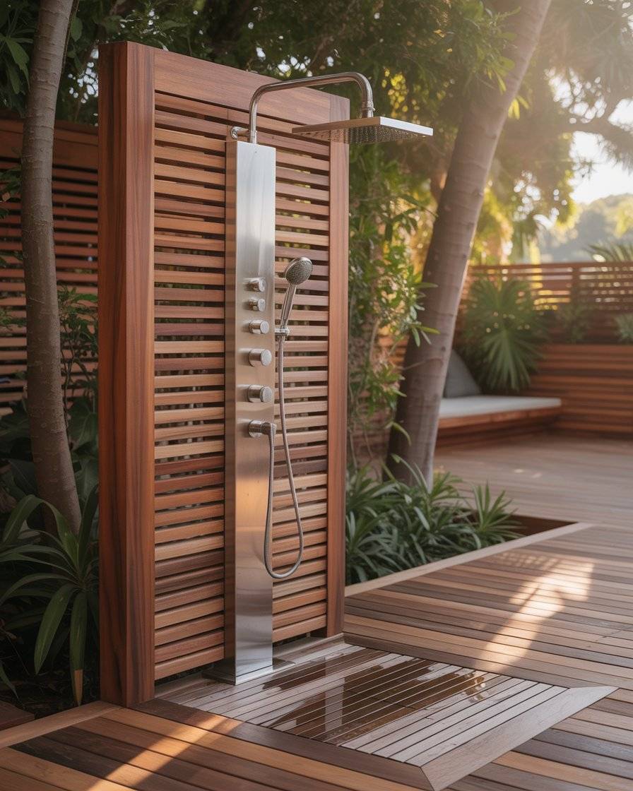 20 Outdoor Shower Room Ideas to Upgrade Your Backyard - INFOR EASY HOME