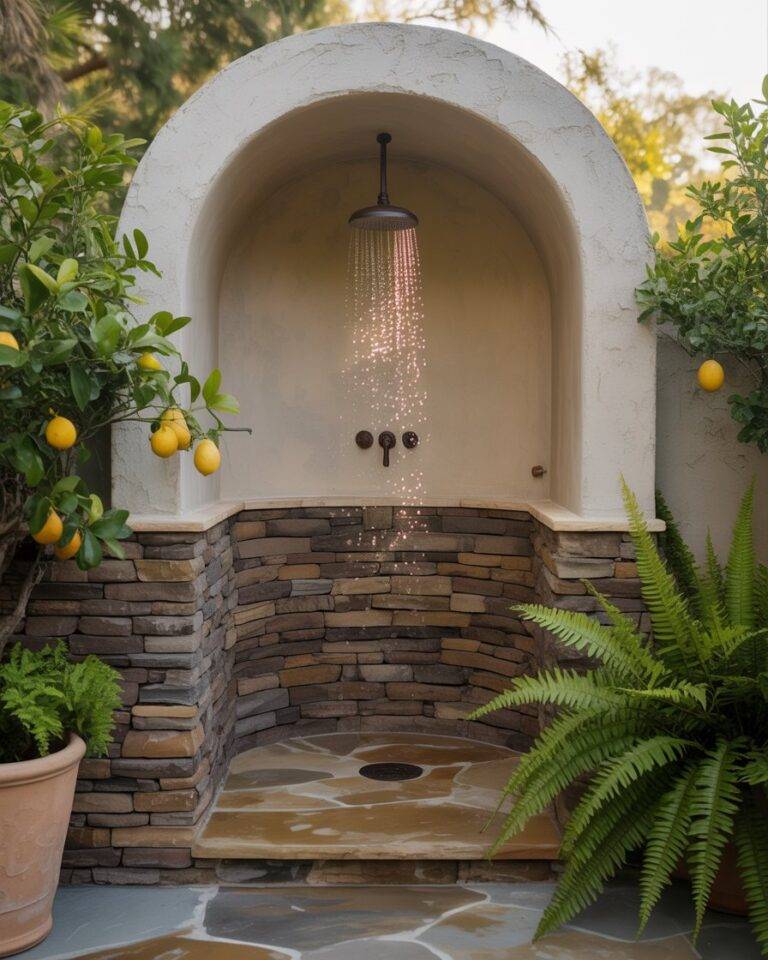 20 Outdoor Shower Room Ideas to Upgrade Your Backyard - INFOR EASY HOME