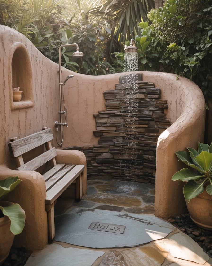 20 Outdoor Shower Room Ideas to Upgrade Your Backyard - INFOR EASY HOME