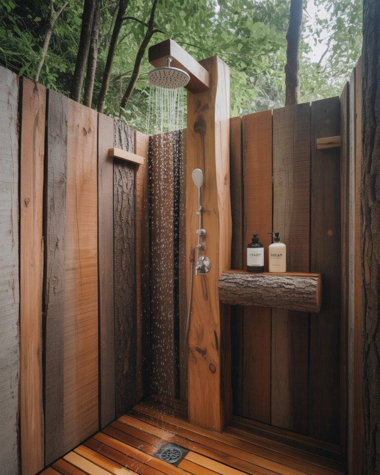20 Outdoor Shower Room Ideas to Upgrade Your Backyard - INFOR EASY HOME