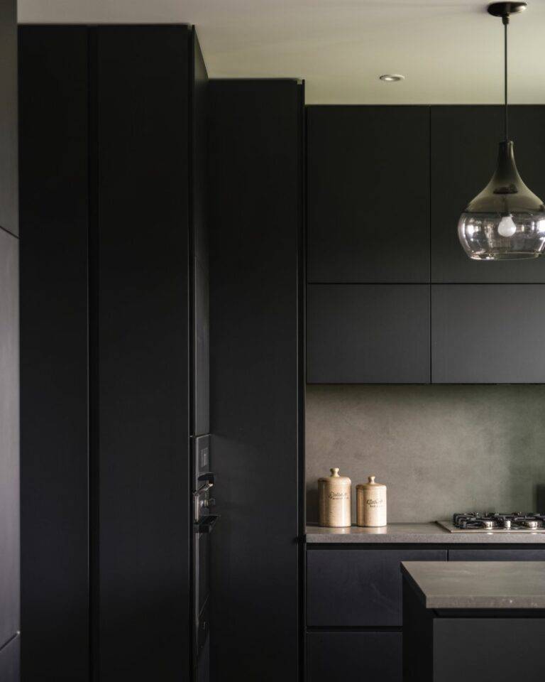 24 Organized Black Kitchen Ideas for a Modern Home - INFOR EASY HOME