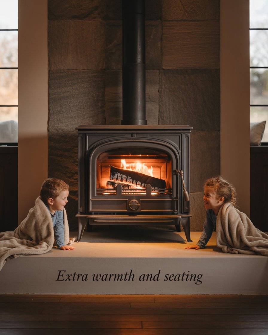 21 Cozy Living Room Ideas with Wood Stoves - INFOR EASY HOME