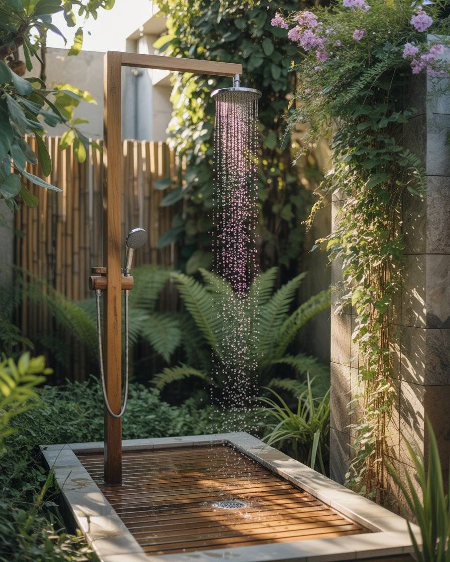 23 Outdoor Shower Ideas for a Fresh and Functional Backyard Setup ...