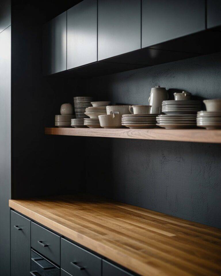 24 Organized Black Kitchen Ideas for a Modern Home - INFOR EASY HOME