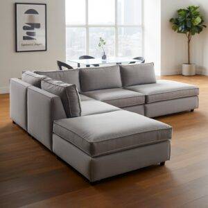 Home Decor & Interior Design: How a Modular Sectional Sofa Creates a ...