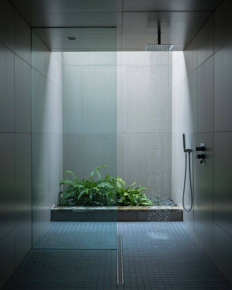 Sleek & Seamless: Modern Indoor Outdoor Bathroom Ideas for a Minimalist ...