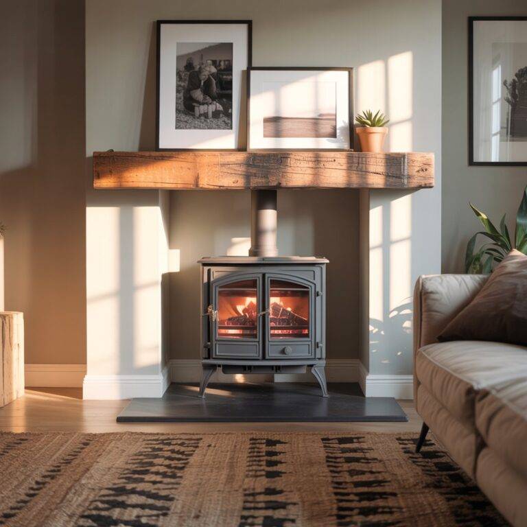 Warm, Organized & Stylish: The Magic of a Wood Stove and Modular ...