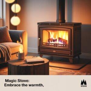 Warm, Organized & Stylish: The Magic of a Wood Stove and Modular ...
