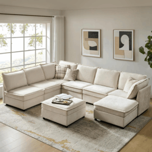 Home Decor & Interior Design: How a Modular Sectional Sofa Creates a ...