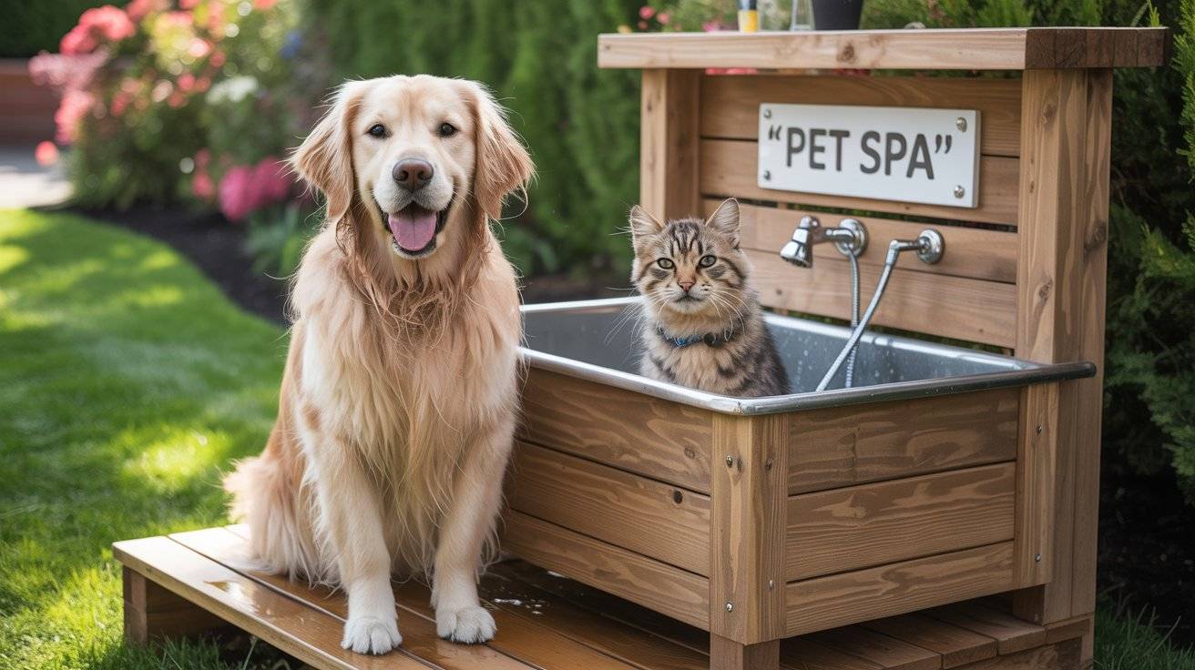 Cat and Dog Backyard Wash Station for Your Pet-Friendly Home - INFOR ...