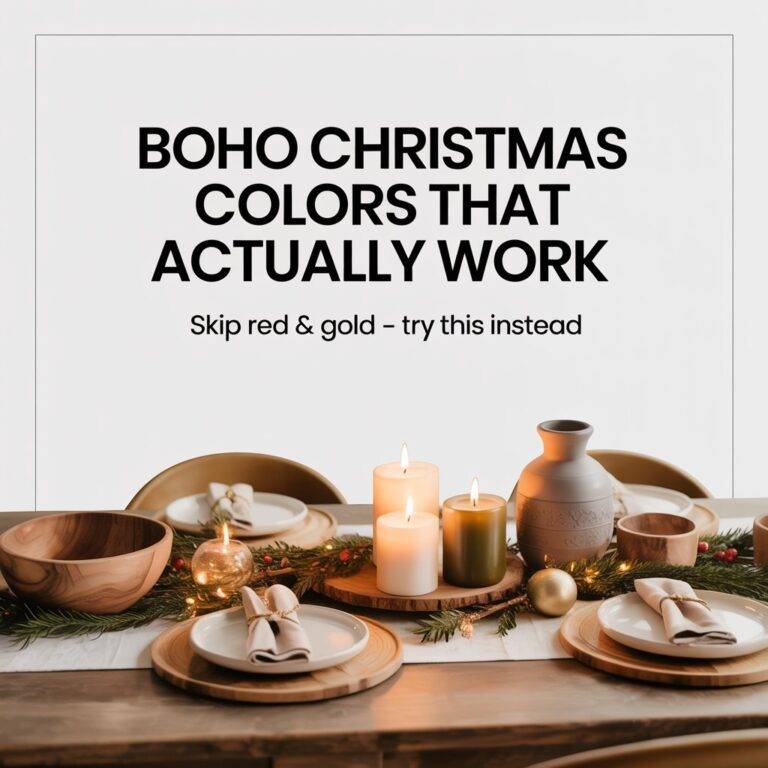 15 Boho Christmas Party Ideas with Natural Textures - INFOR EASY HOME