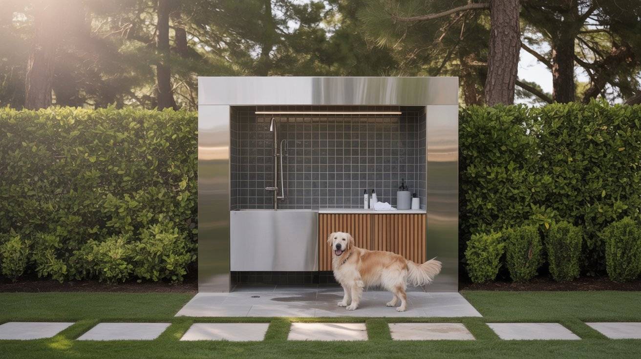 4 Luxury Backyard Pet Wash Station Ideas for Modern Homes - INFOR EASY HOME