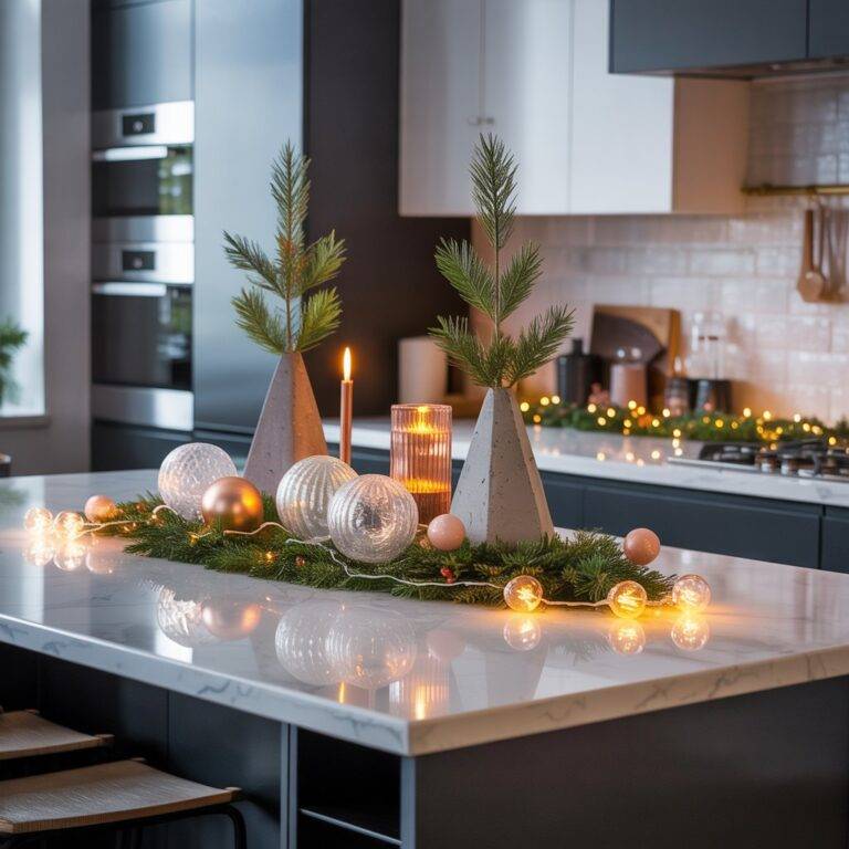 25 Modern Christmas Kitchen Decor Ideas That Are Functional and Festive ...