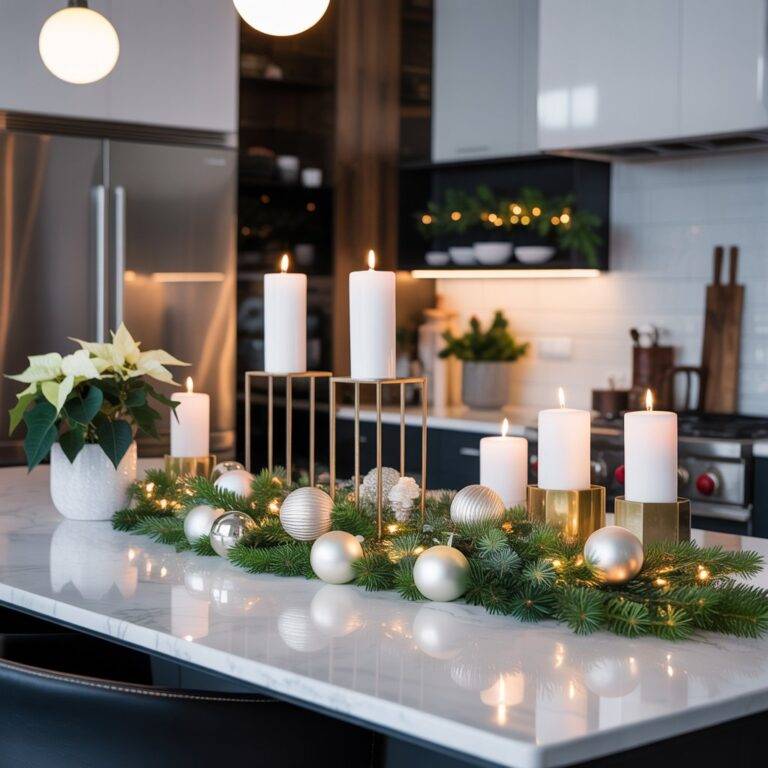 25 Modern Christmas Kitchen Decor Ideas That Are Functional and Festive ...