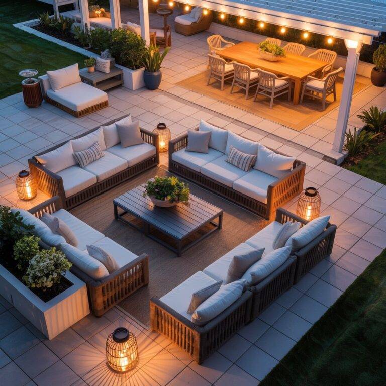 48 Stunning Large Patio Ideas for a Beautiful, Functional Outdoor Space ...