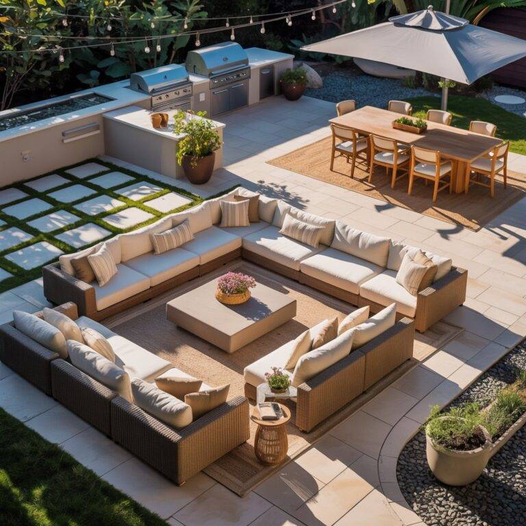 48 Stunning Large Patio Ideas for a Beautiful, Functional Outdoor Space ...