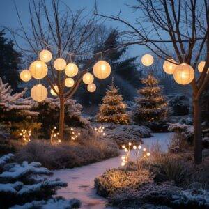 Enchanting Christmas Garden Designs for a Cozy, Festive Backyard ...