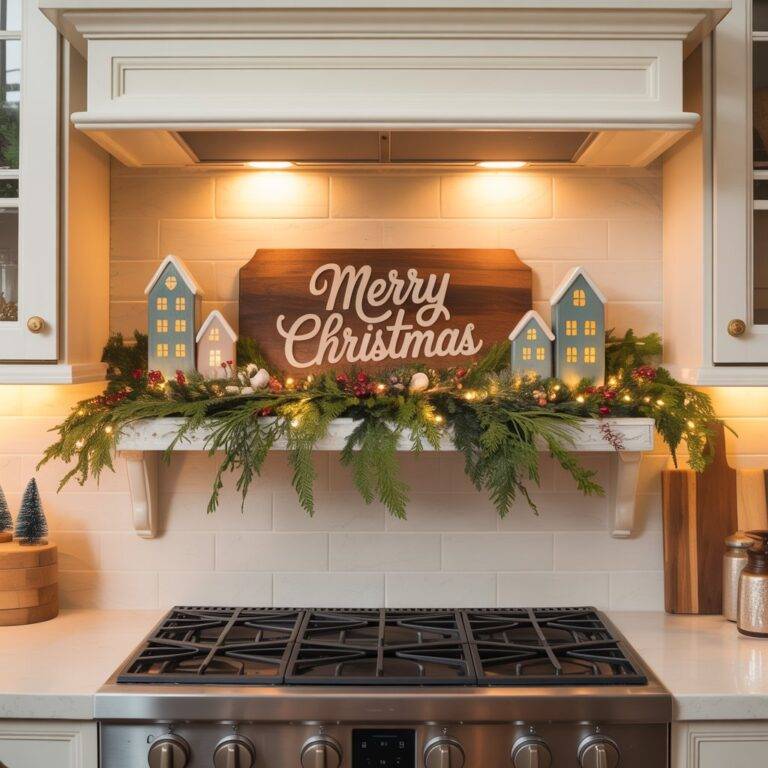 25 Modern Christmas Kitchen Decor Ideas That Are Functional and Festive ...