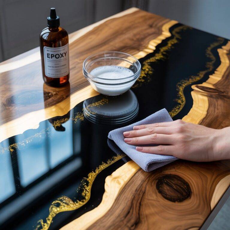 Modern Black and Gold Epoxy River Dining Table: Craft, and Everyday ...