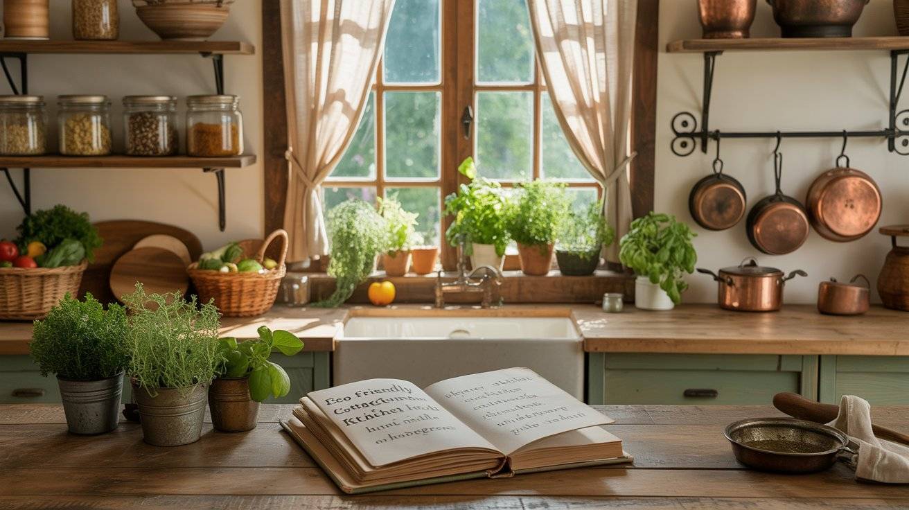 Eco-Friendly Cottagecore Kitchen: A Cozy, Sustainable, Nature-Inspired ...