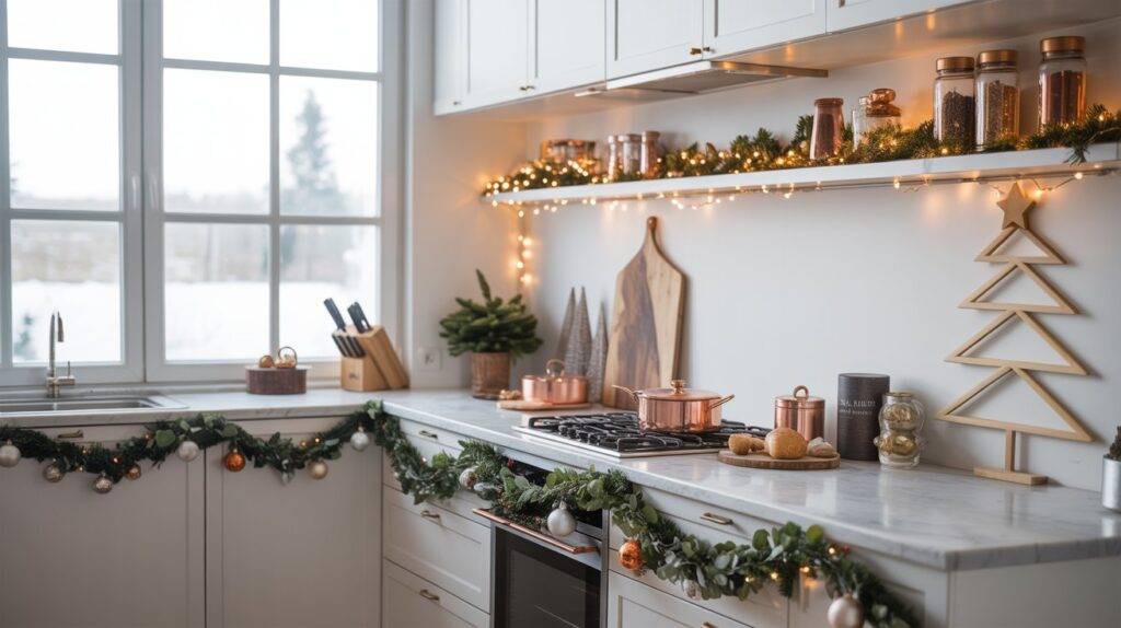 25 Modern Christmas Kitchen Decor Ideas That Are Functional and Festive ...