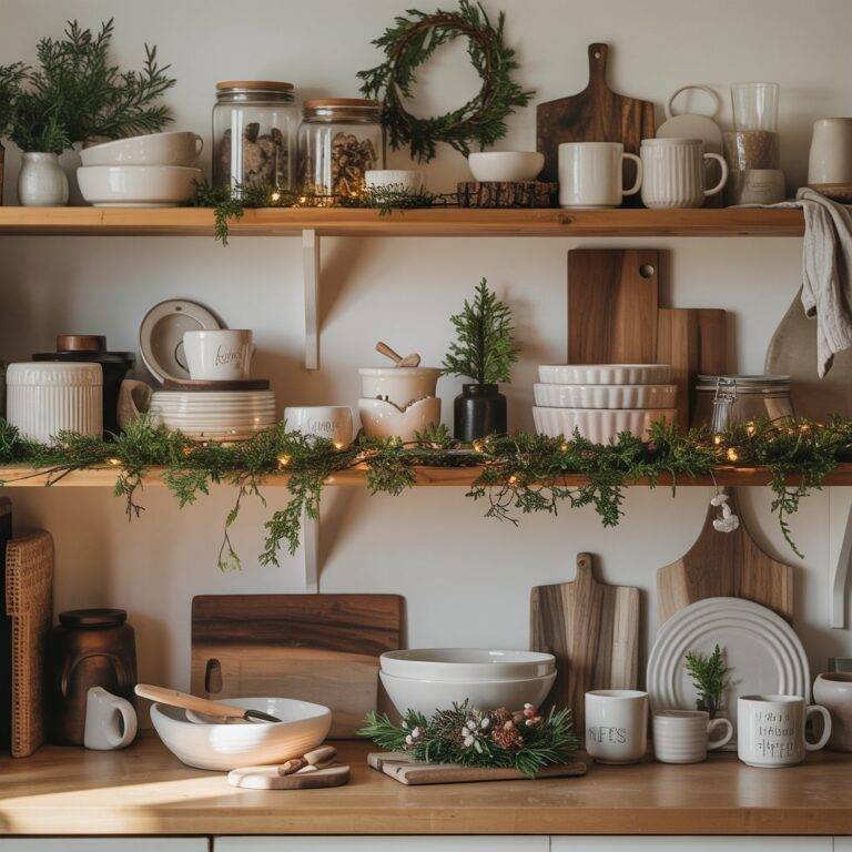 25 Modern Christmas Kitchen Decor Ideas That Are Functional and Festive ...