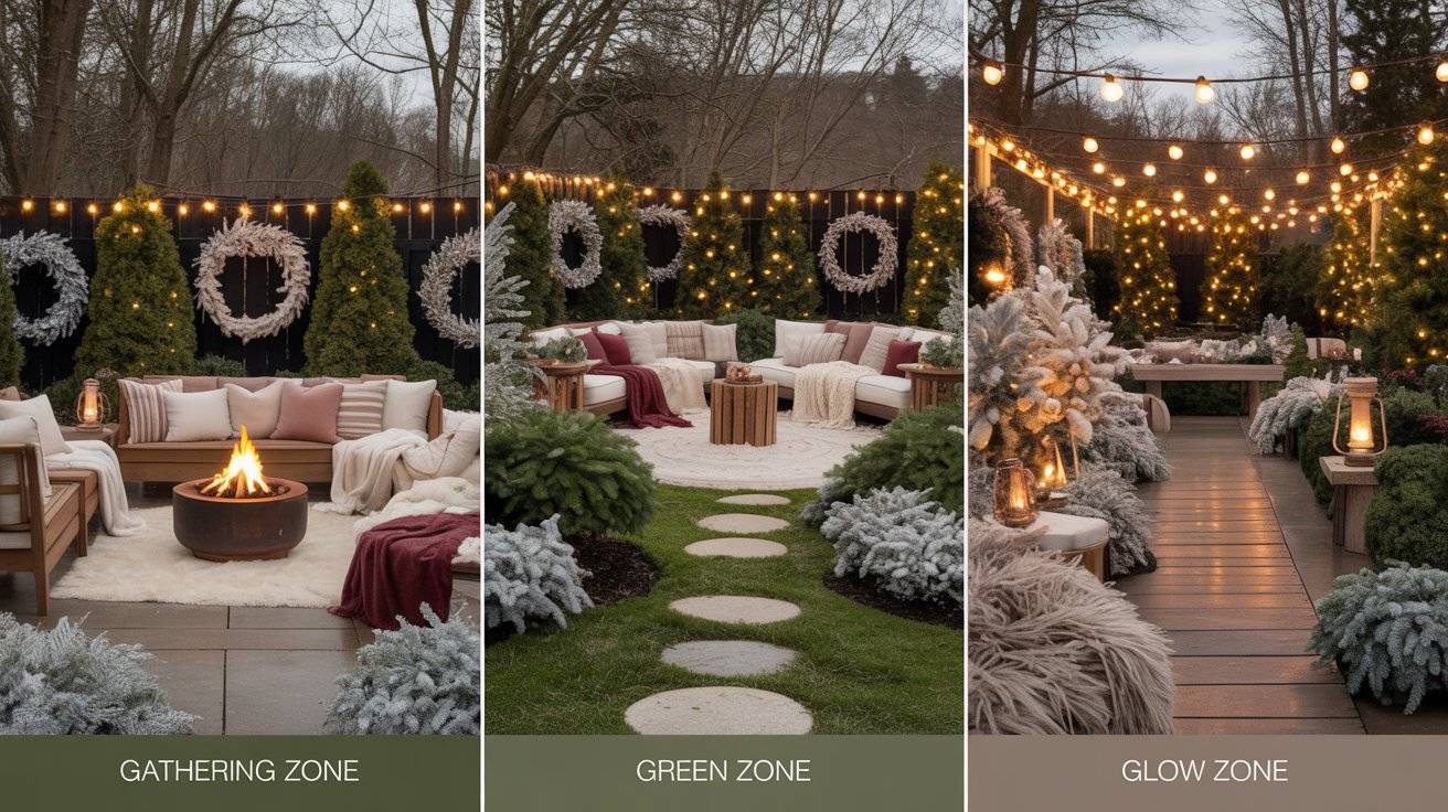 Enchanting Christmas Garden Designs for a Cozy, Festive Backyard ...