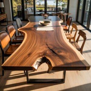 Natural Wood Tables: Rustic & Eco-Friendly Furniture - INFOR EASY HOME
