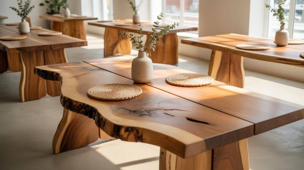 Natural Wood Tables: Rustic & Eco-Friendly Furniture - INFOR EASY HOME
