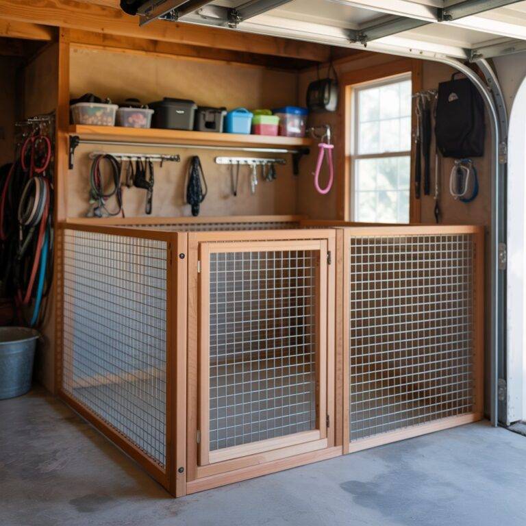 17+ Garage Dog Pen Ideas for All Weather and Comfort - INFOR EASY HOME