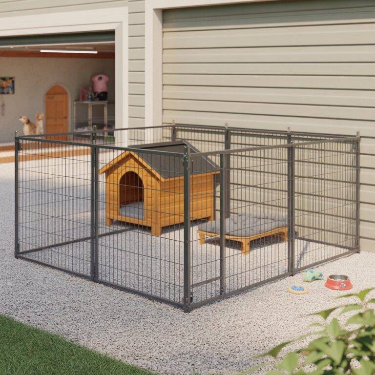 17+ Garage Dog Pen Ideas for All Weather and Comfort - INFOR EASY HOME