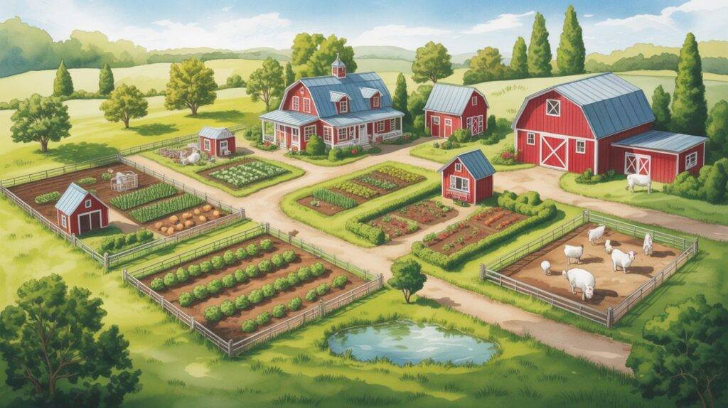 Family Friendly Hobby Farm Layout Ideas for a Fresh Start in the New ...