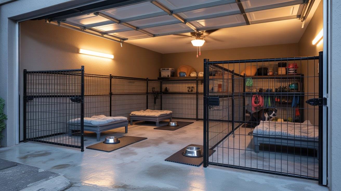 17+ Garage Dog Pen Ideas for All Weather and Comfort - INFOR EASY HOME