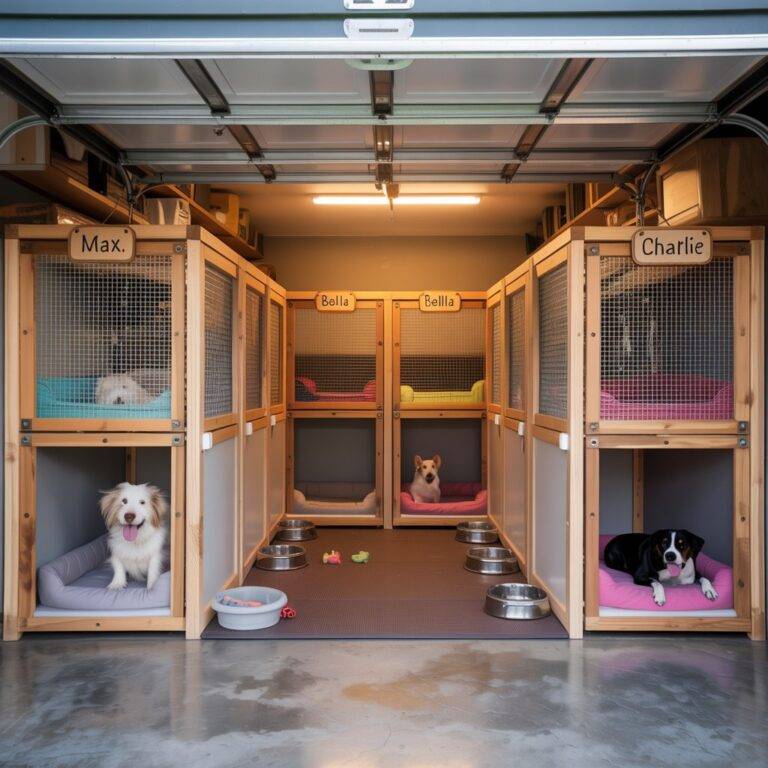 17+ Garage Dog Pen Ideas for All Weather and Comfort - INFOR EASY HOME