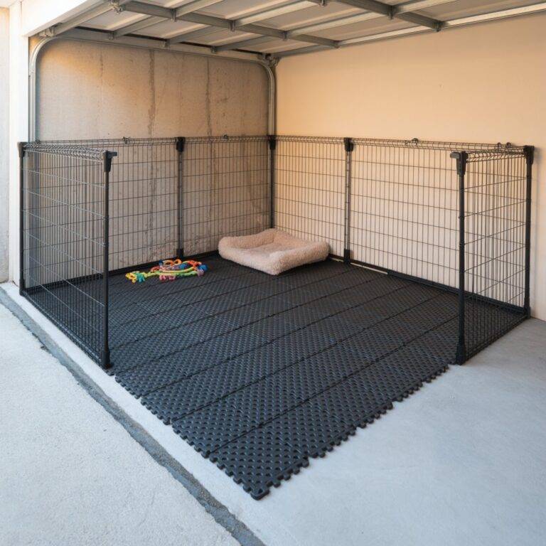 17+ Garage Dog Pen Ideas for All Weather and Comfort - INFOR EASY HOME