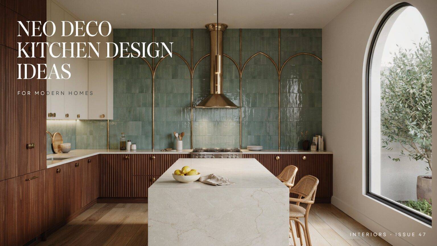 17 Neo Deco Kitchen Design Ideas for Modern Homes - INFOR EASY HOME